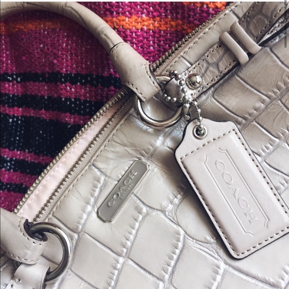 Coach | Bags | Rare Coach Crocembossed Leather Crossbody | Poshmark